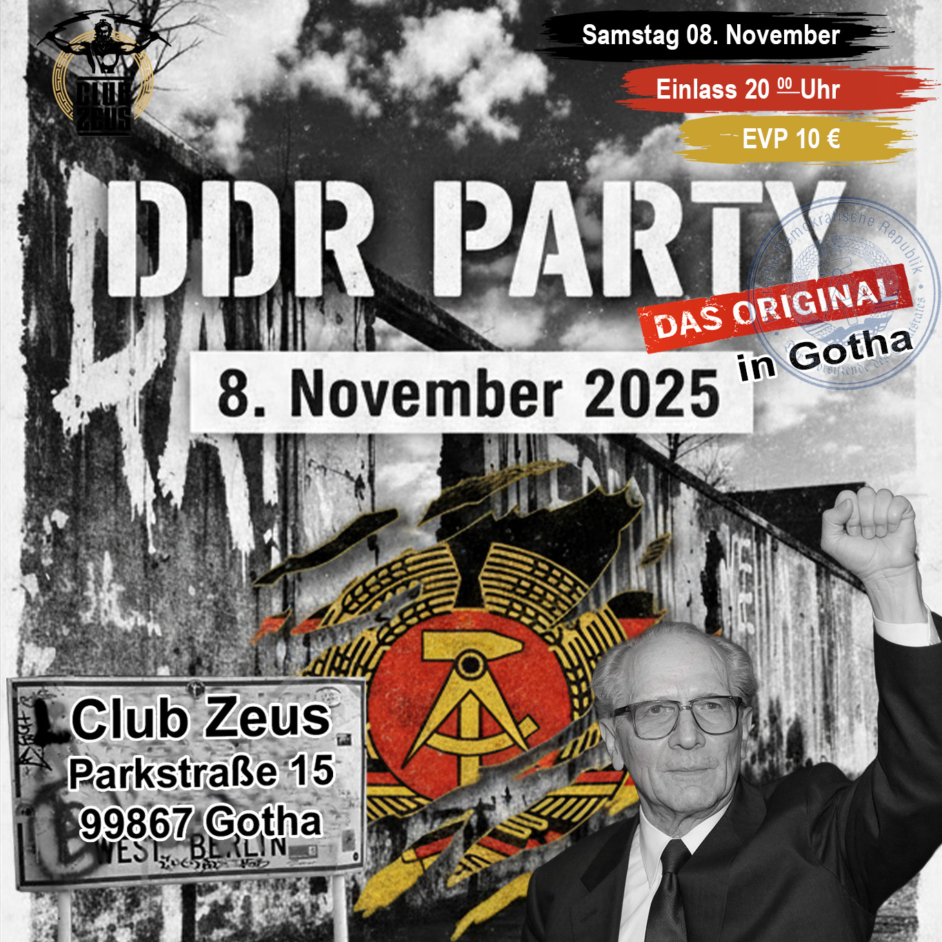 Feiern wie die Götter - Club Zeus